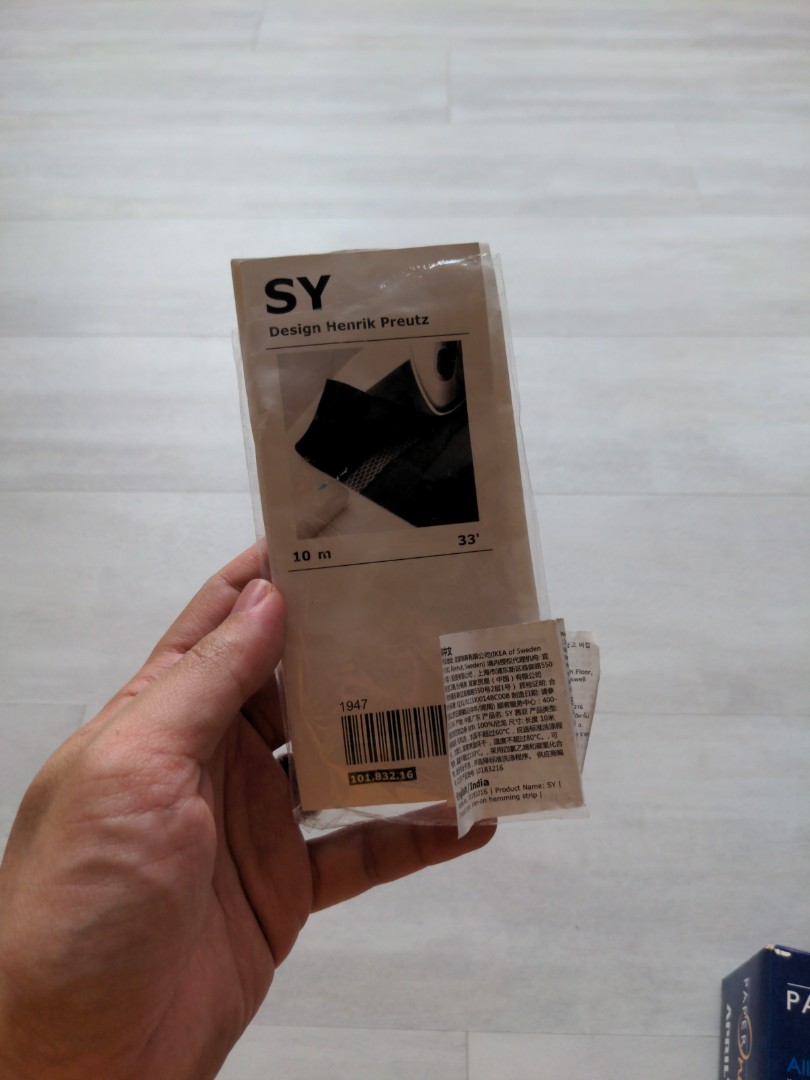 Ikea sy iron-on hemming strip, Furniture & Home Living, Home Decor ...