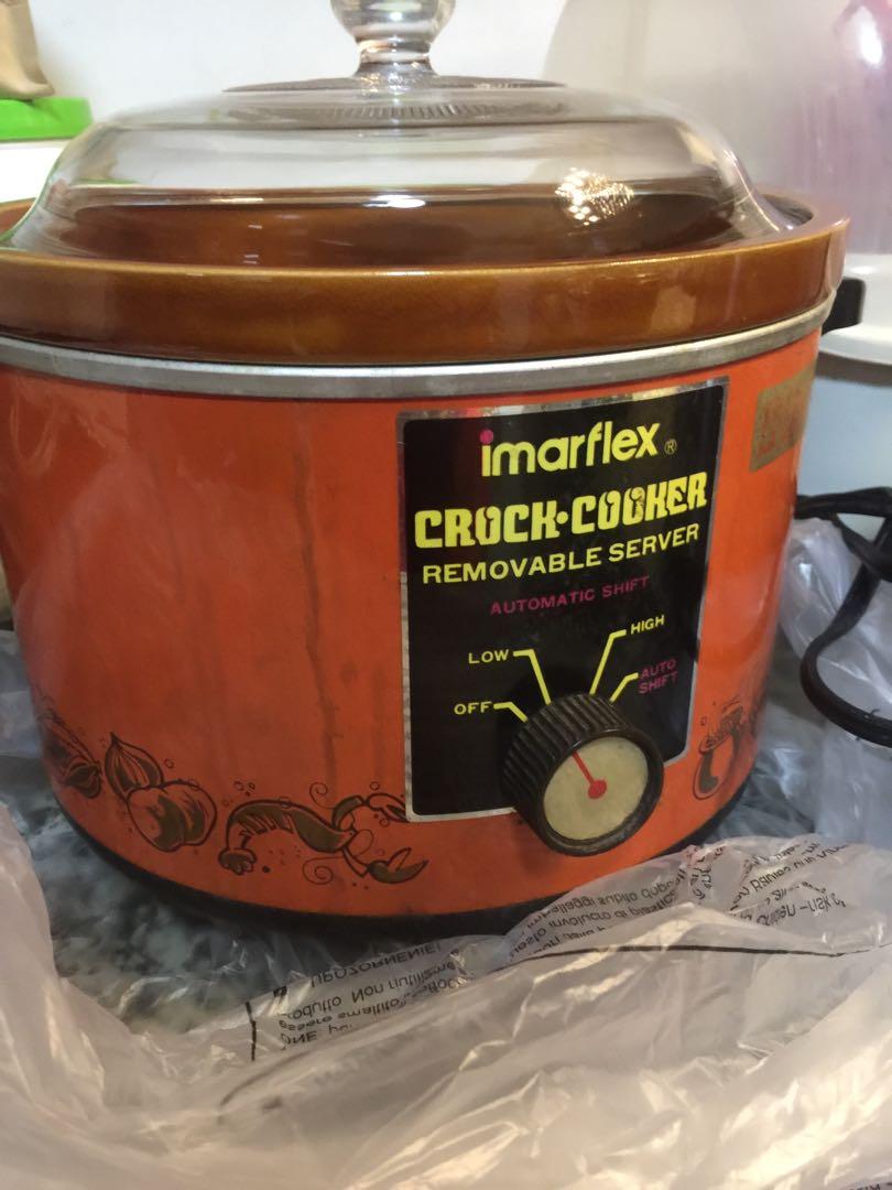 Imarflex slow cooker crock pot cooker, Furniture & Home Living ...