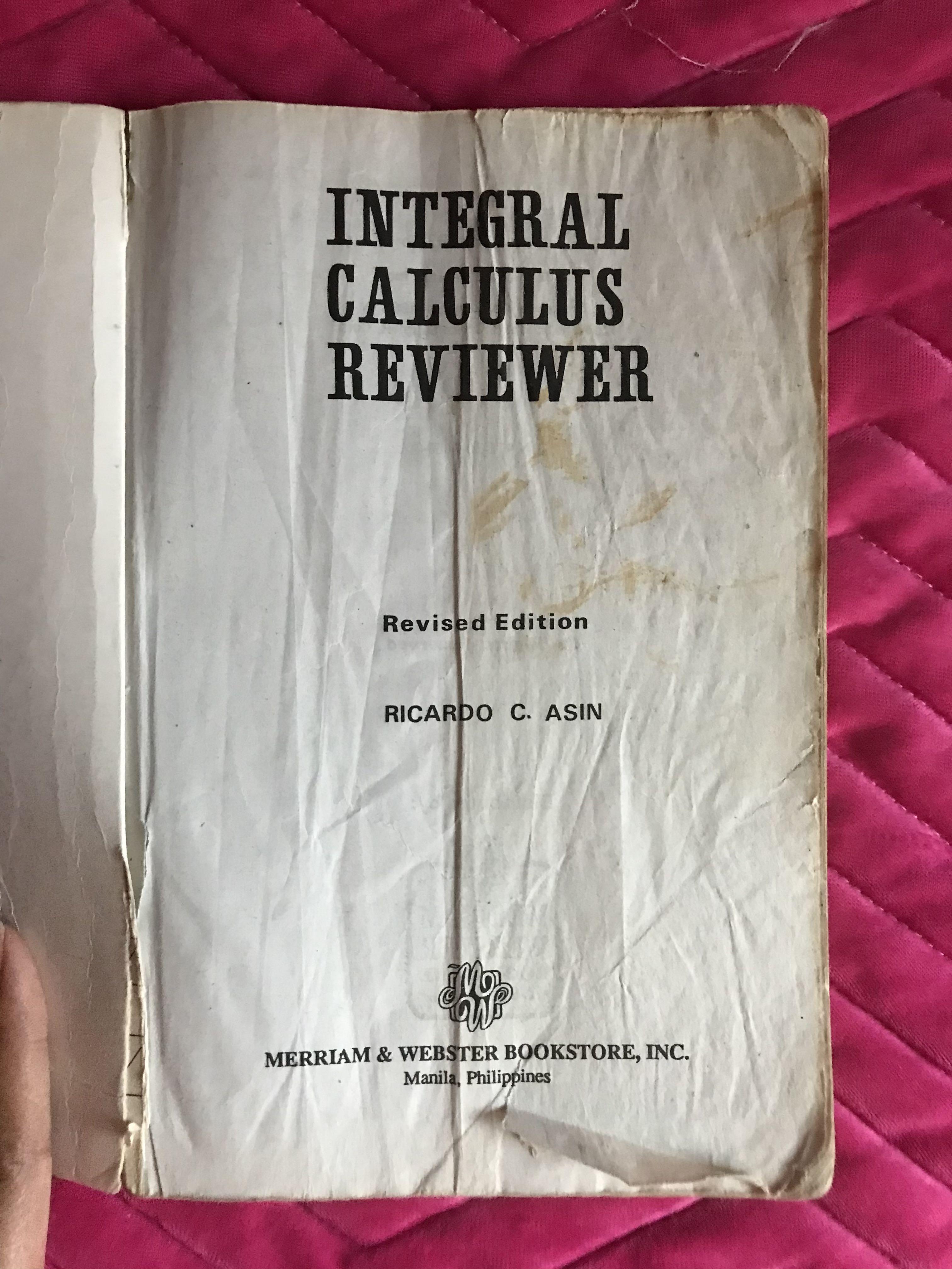 Integral Calculus Reviewer by Asin, Hobbies & Toys, Books & Magazines ...