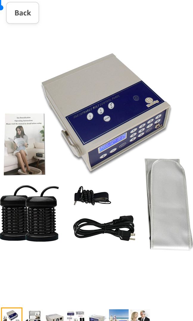 Ion Ionic Detox Foot Bath Machine System Holiday Gift Negative Hydrogen ...