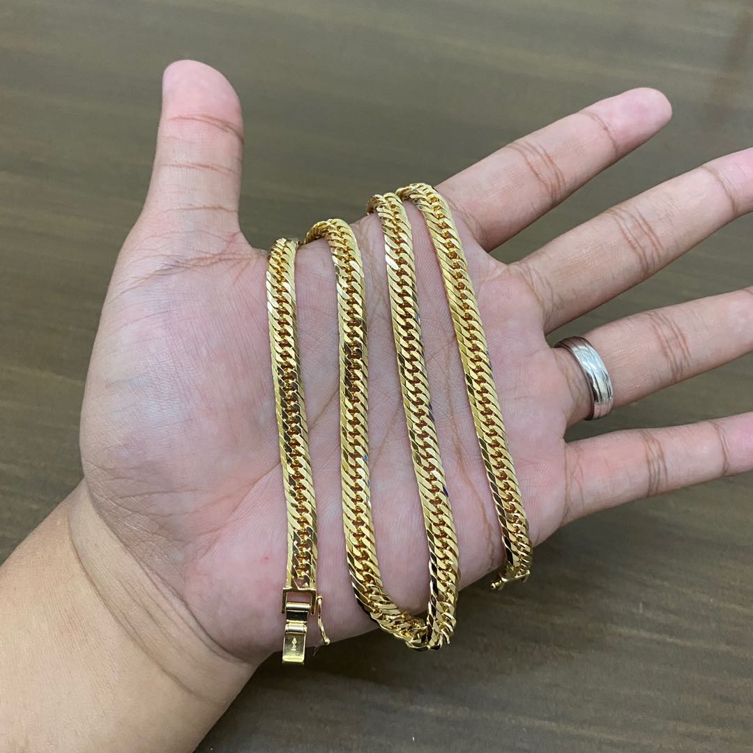 K18 Japan Gold Necklace 50.53g, Women's Fashion, Jewelry & Organizers, Necklaces on Carousell