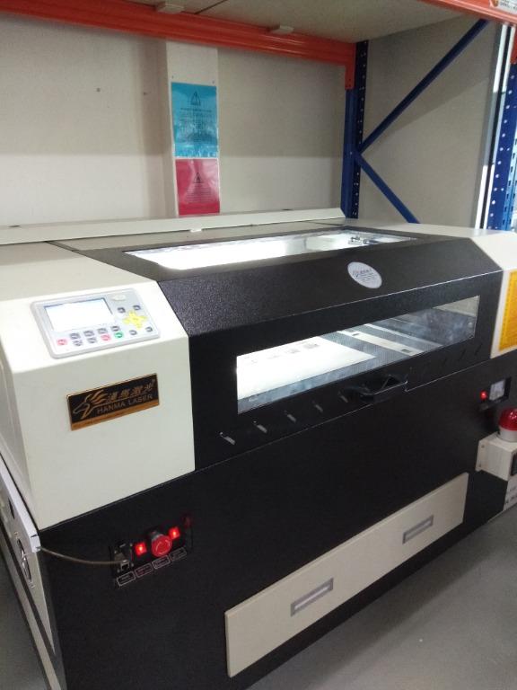 HANMA CNC CO2 Laser Cutting Machine HM1060, Computers & Tech, Office ...