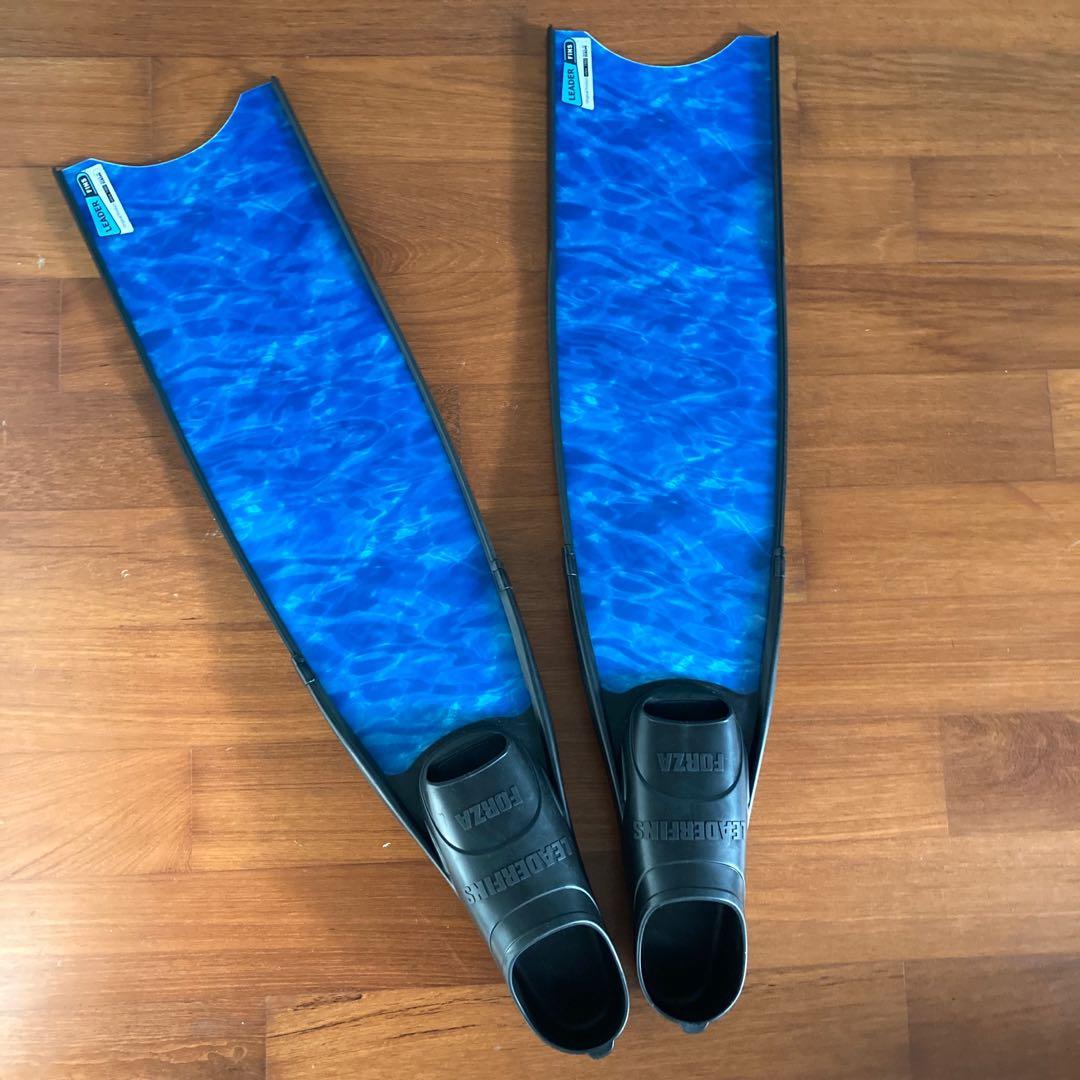 Leaderfins Fibreglass Freediving Fins, Sports Equipment, Sports & Games ...