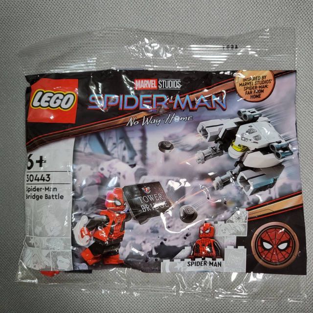 LEGO 30443 Marvel : Spider-Man no way home bridge battle Poly bag, 興趣及 ...