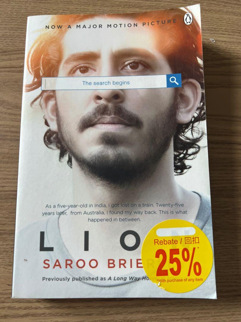 Lion -Saroo Brierley, Hobbies & Toys, Books & Magazines, Storybooks on ...