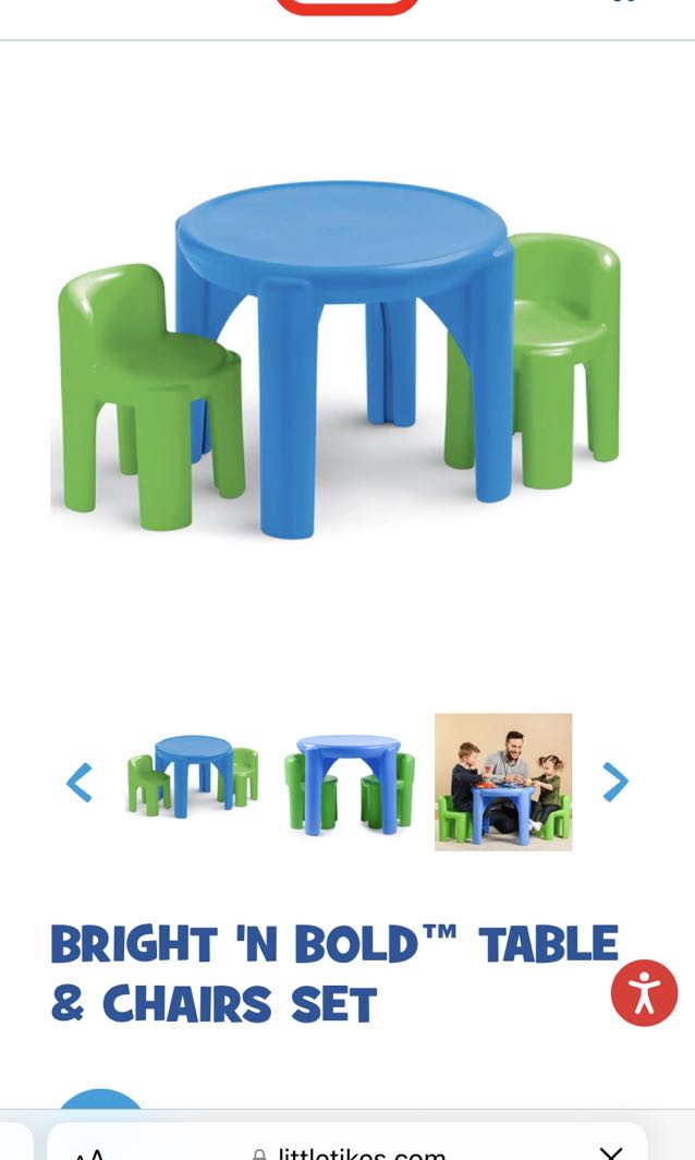 Little tikes kids table set, Babies & Kids, Baby Nursery & Kids ...