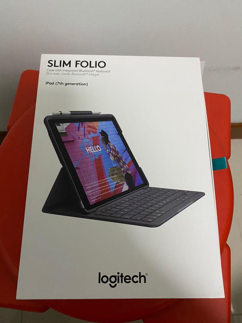 Logitech Slim Folio Bluetooth Keyboard Ipad Th Gen Mobile Phones Gadgets Other