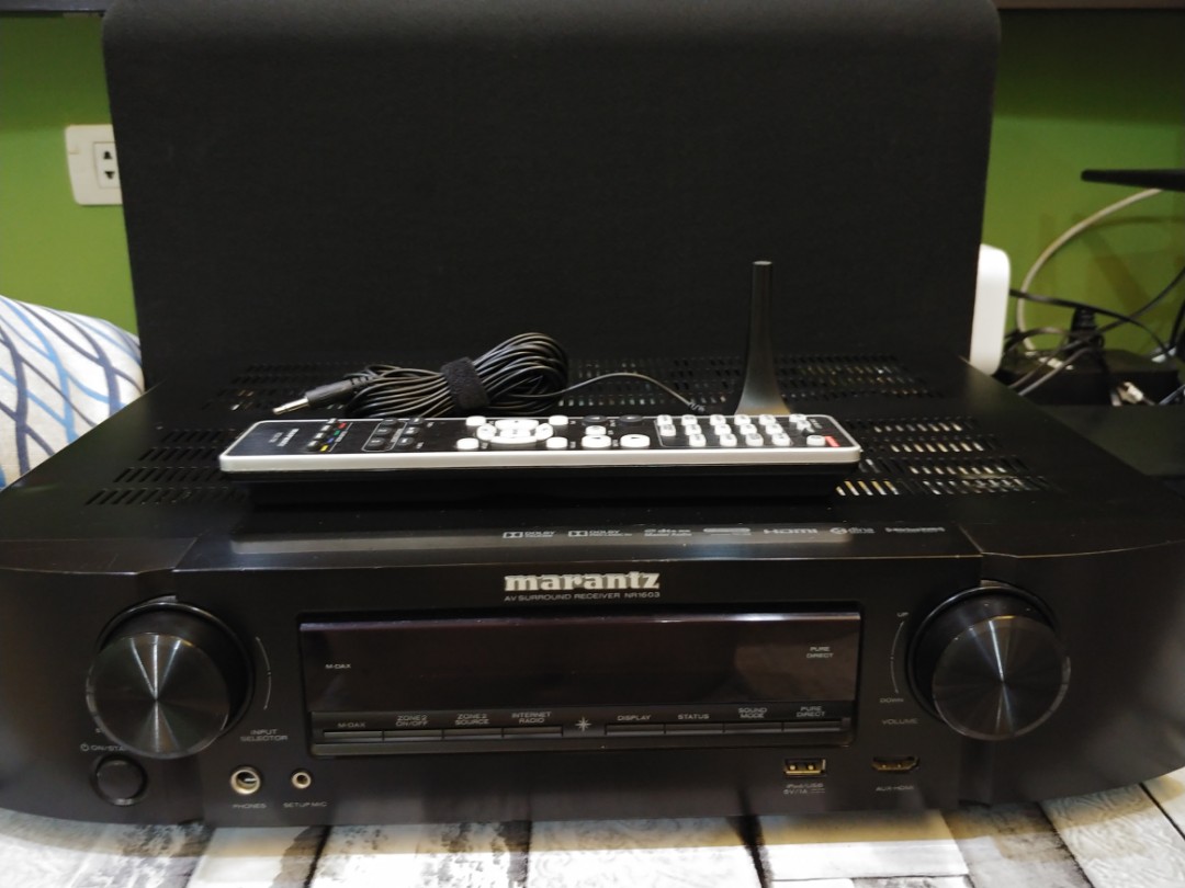 Marantz NR1603 7.2 ch AV receiver - Cebu area, Audio, Soundbars ...