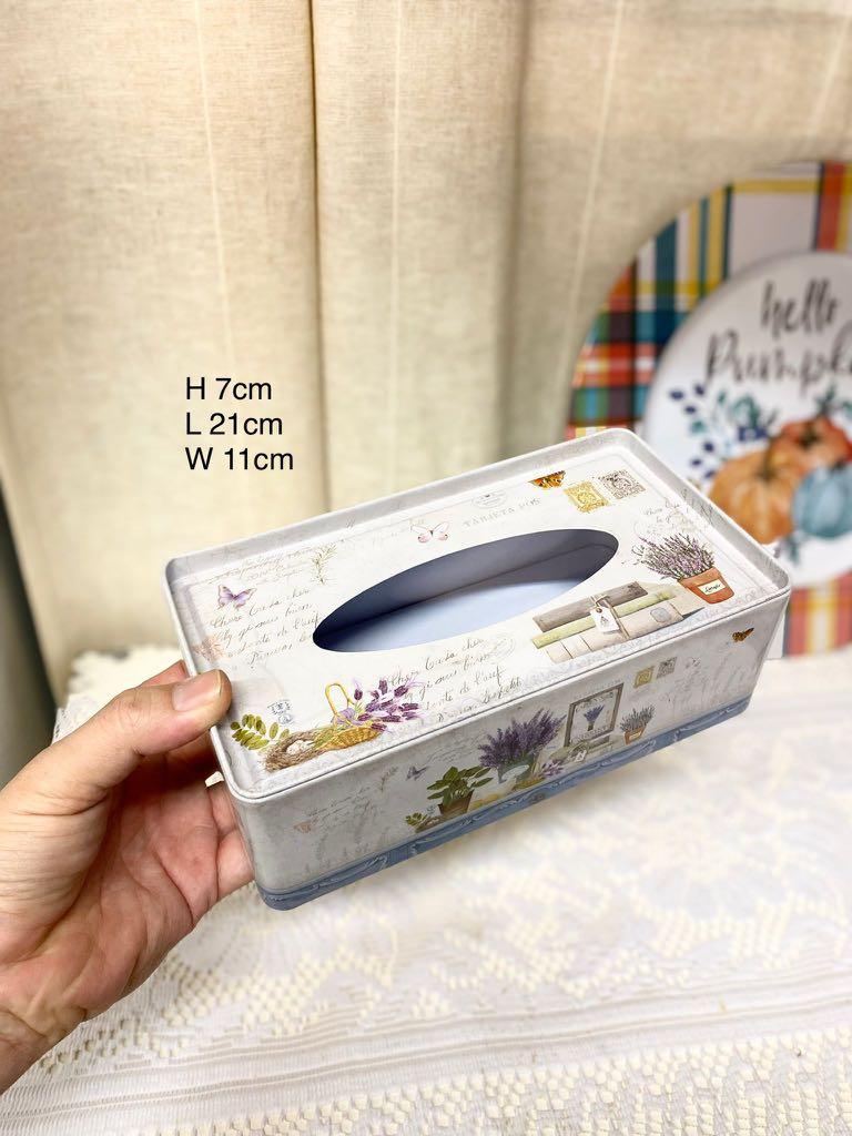 metallic country style tissue box, Furniture & Home Living, Home Decor ...