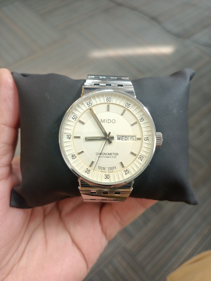 Mido Chronometer Swiss Automatic with Manual Winding Men's, Men's ...