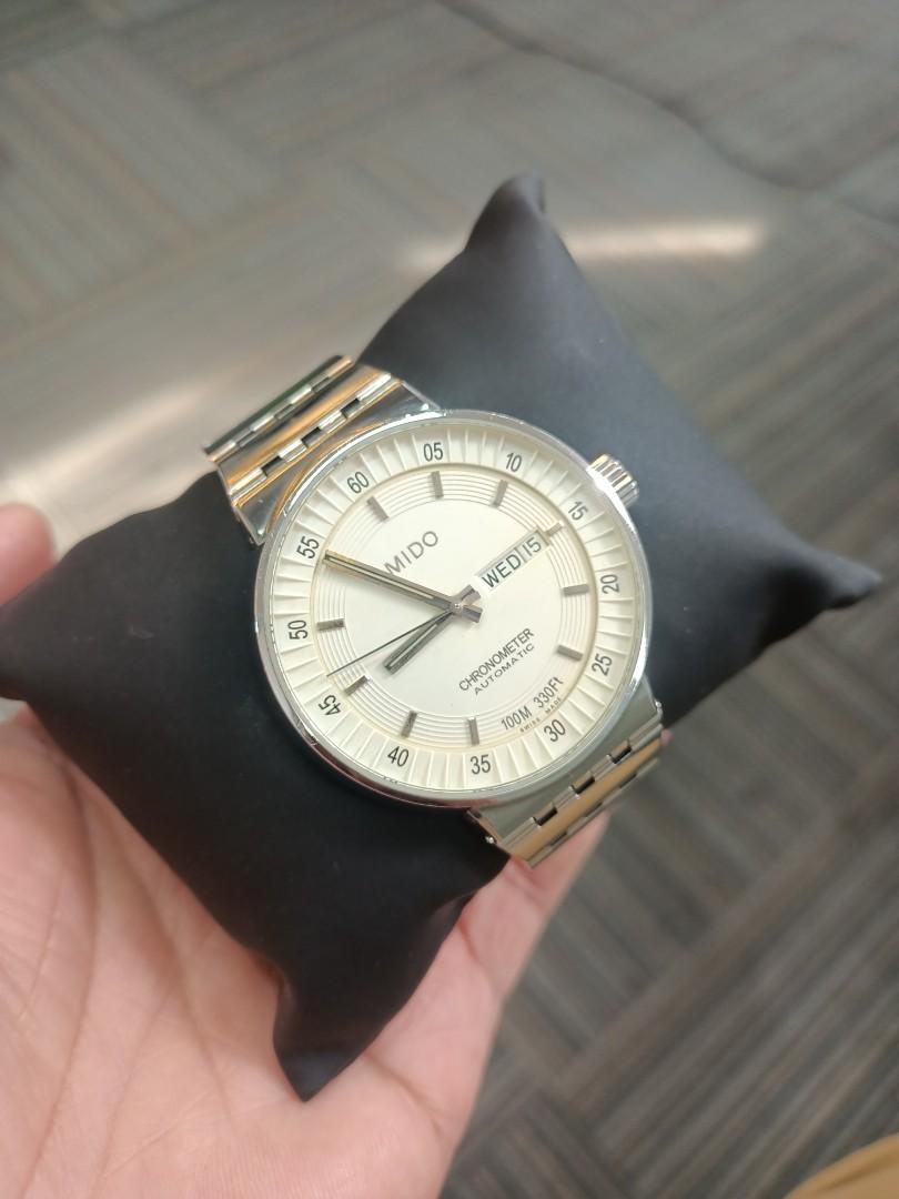 Mido Chronometer Swiss Automatic with Manual Winding Men's, Men's ...
