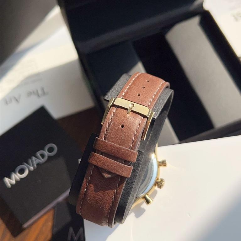 Mo.vado three eyes waterproof runway Swiss quartz analog watch man's ...