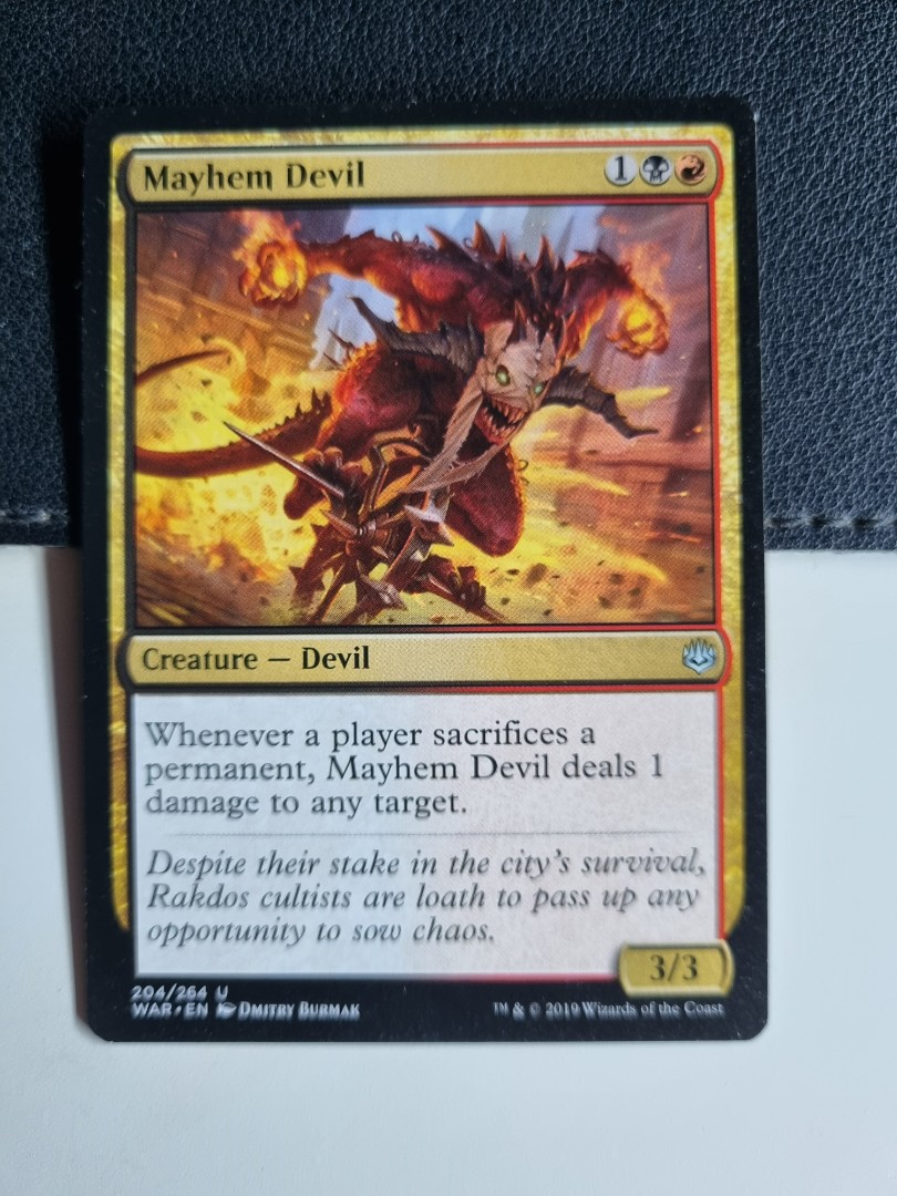 MTG Mayhem Devil, Hobbies & Toys, Toys & Games on Carousell