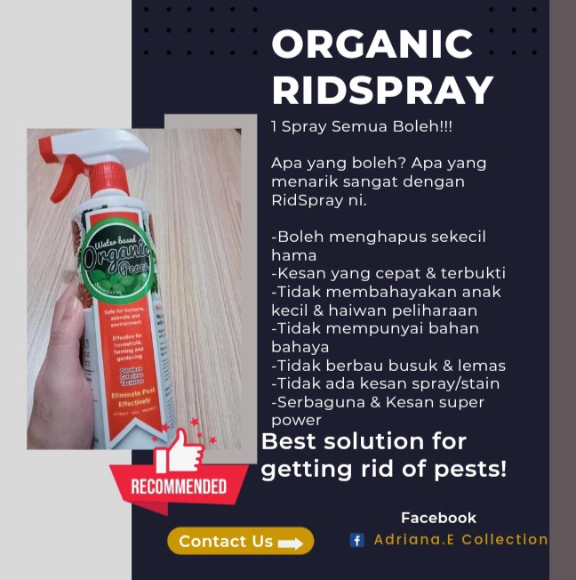 Organic Ridspray, Everything Else on Carousell