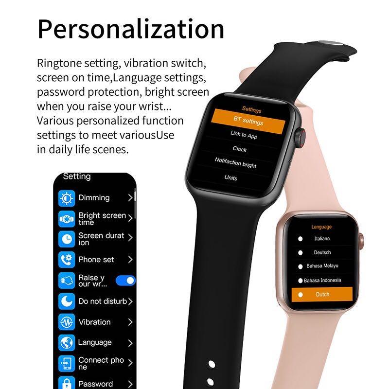 Original i7 pro max Smart Watch Men Bluetooth Call ECG 1.8 inch 385*385 ...