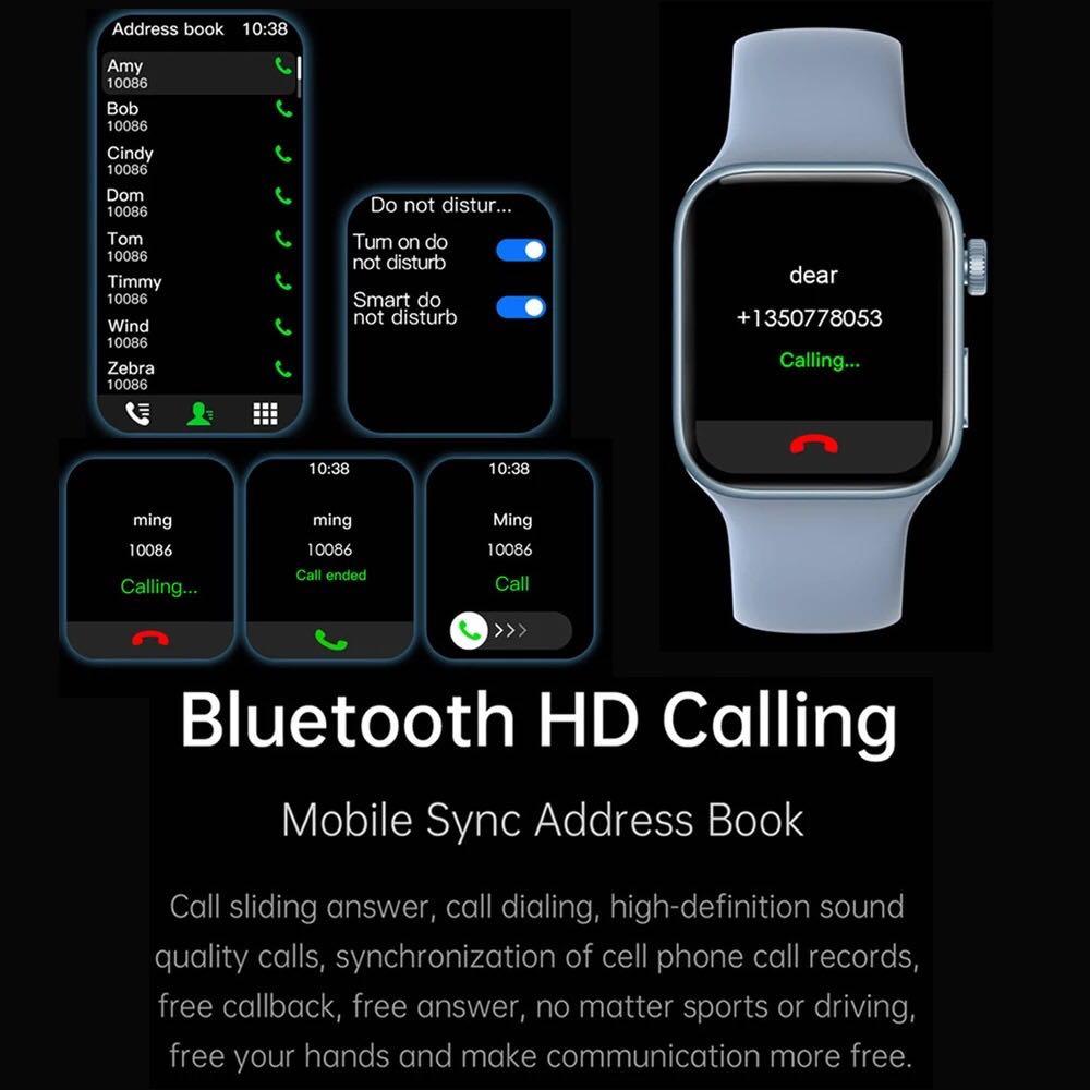 Original i7 pro max Smart Watch Men Bluetooth Call ECG 1.8 inch 385*385 ...