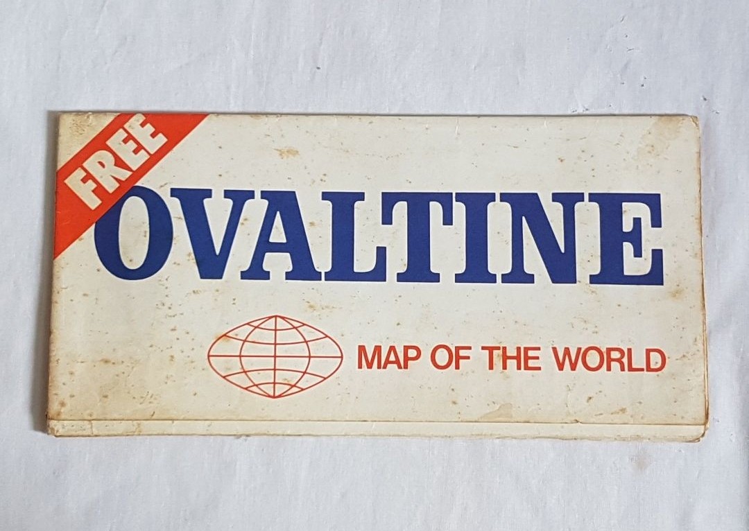 Ovaltine Map Of The World 1972, Hobbies & Toys, Memorabilia ...