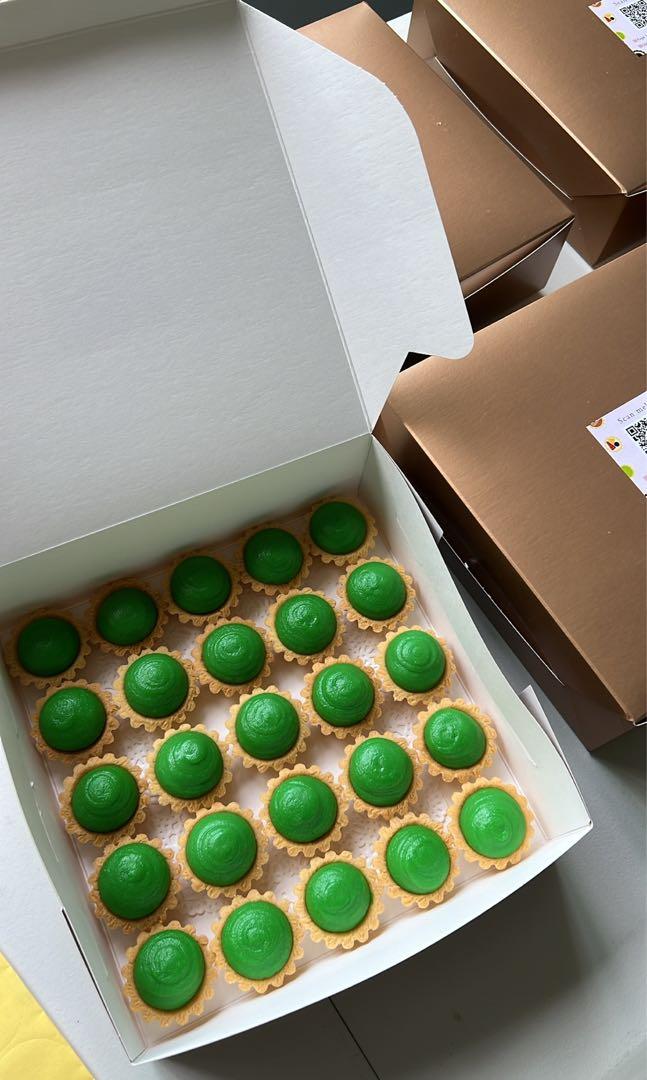 Mini Pandan Kaya Tarts, Food & Drinks, Homemade Bakes on Carousell