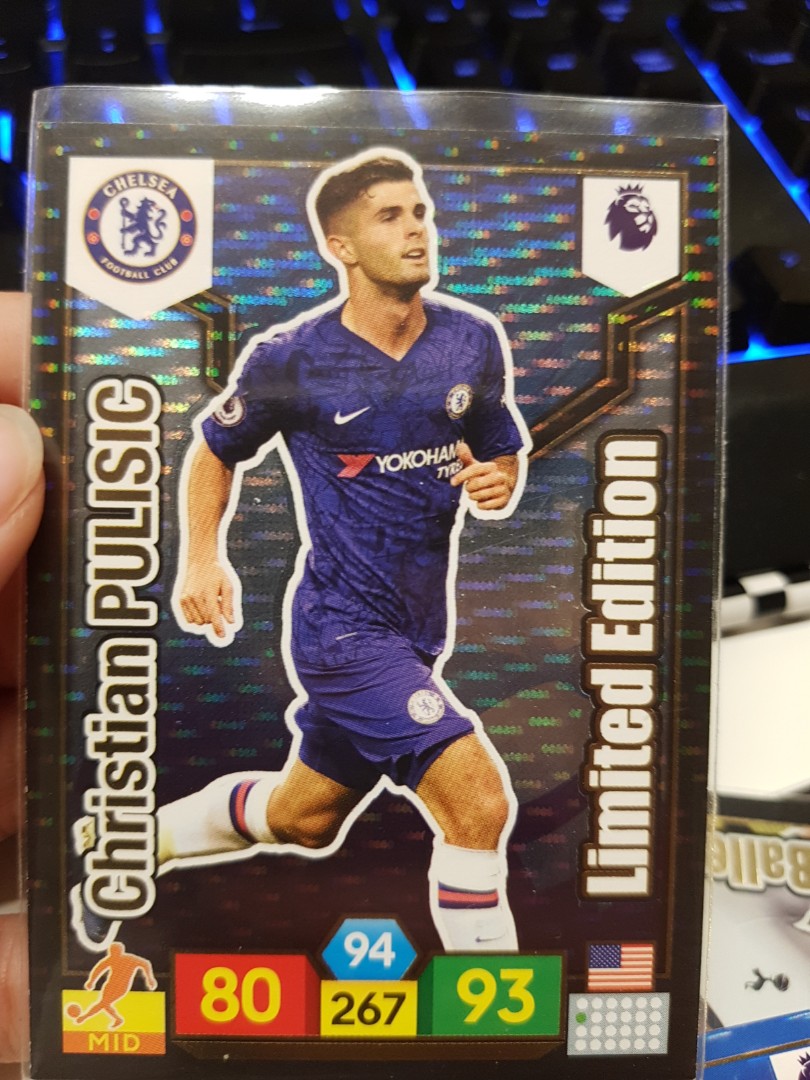 Panini football card Limited Edition Christian Pulisic, 興趣及遊戲, 玩具 & 遊戲類 ...