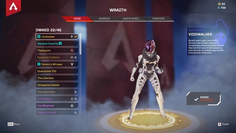 [PC] Wraith & Octane heirloom w/ 78 Legendaries (Apex Legends Account ...