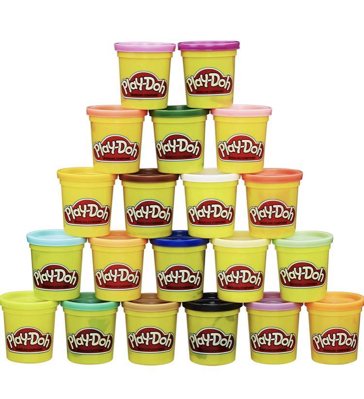 Play-doh 20 colors set Original Hasbro rainbow playdoh super colours ...