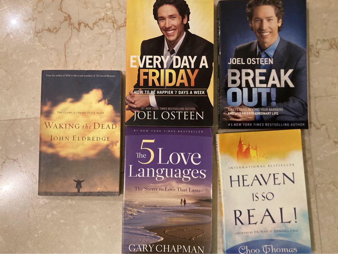 Popular Christian Books Joel osteen, the 5 love languages, heaven is so ...
