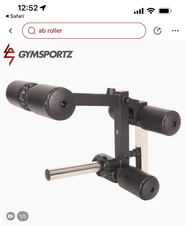 Powertec leg attachment for leg curl and leg extension (very new ...