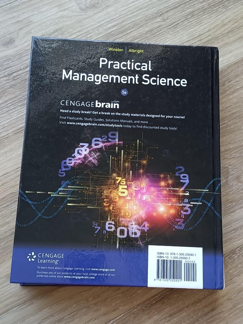 Practical Management Science (5th Edition), Hobbies & Toys, Books ...