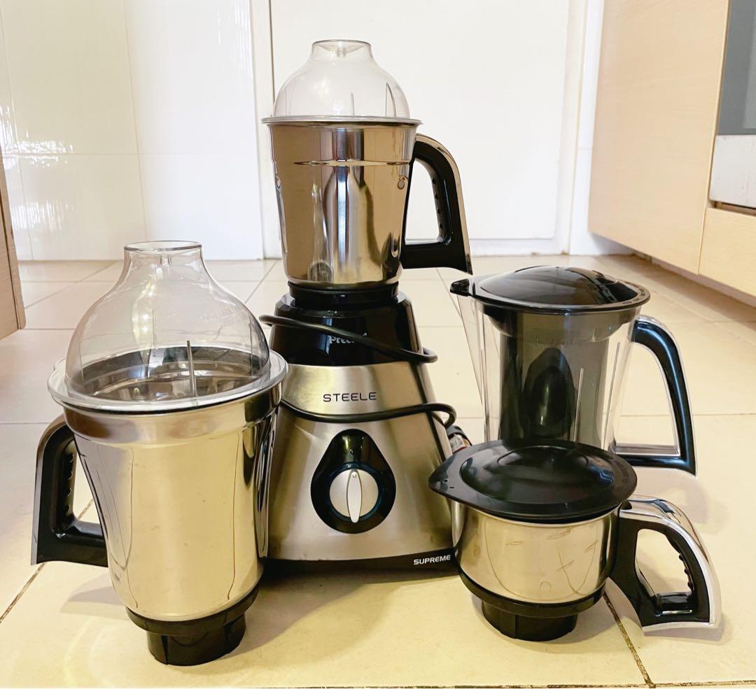 Preethi steel supreme mixer grinder, TV & Home Appliances, Kitchen ...