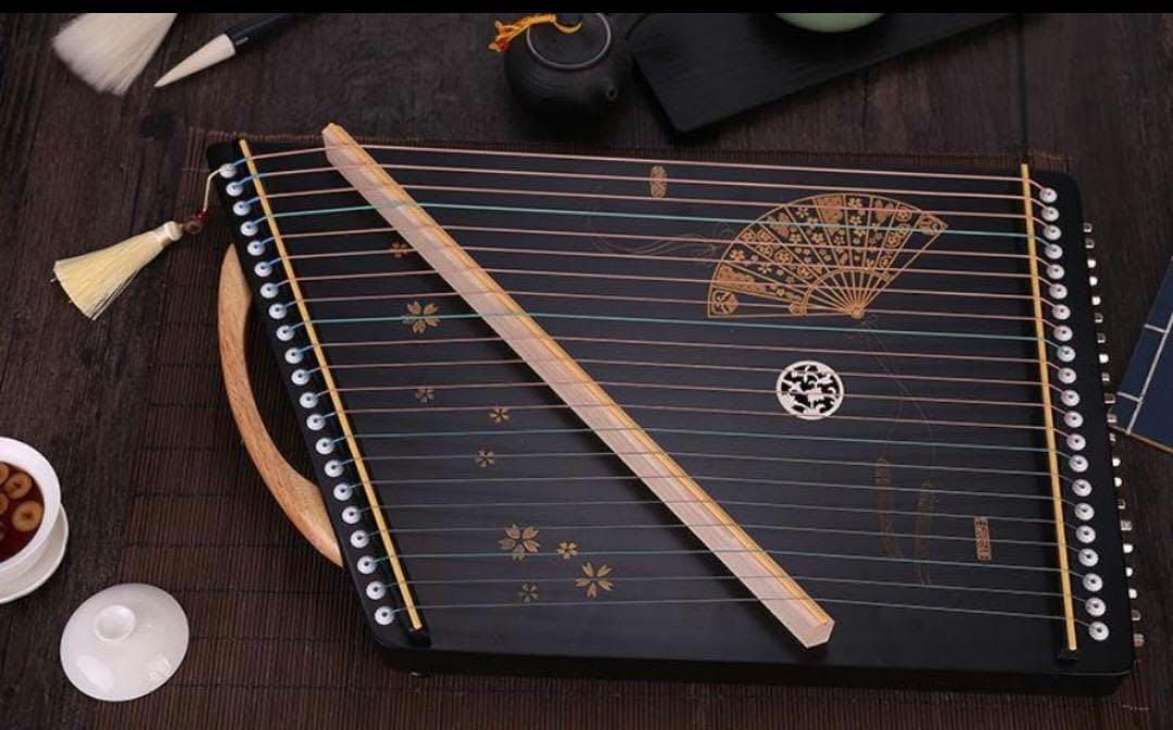 Professional Portable Mini 21-String GuZheng, Hobbies & Toys, Music ...