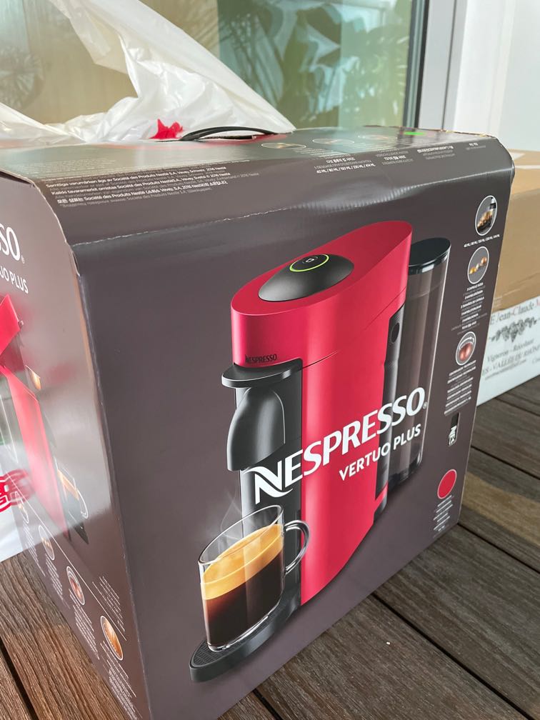 Red Nespresso vertuo plus as used on master chef, TV & Home Appliances ...