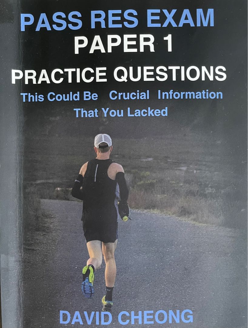 RES Paper 1 Practice Questions, Hobbies & Toys, Books & Magazines ...