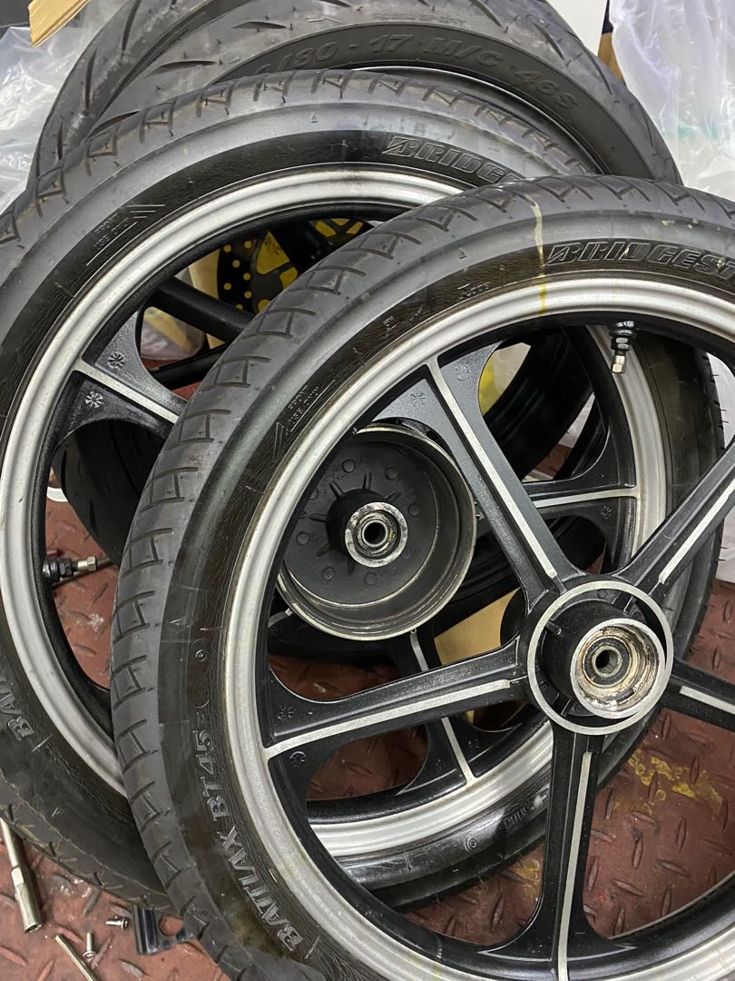 Rxz Rims, Motorcycles, Motorcycle Accessories on Carousell