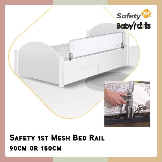 Safety 1st Mesh Bed Rail Guard 90/150cm, Babies & Kids, Baby Nursery ...