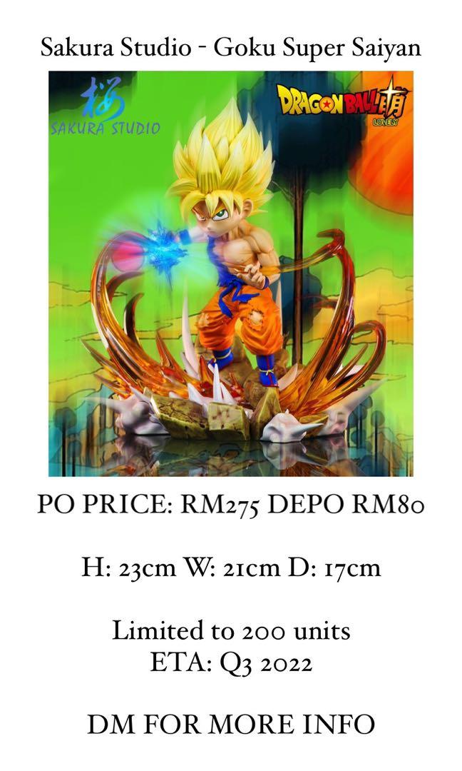 Sakura Studio - Goku Super Saiyan, Hobbies & Toys, Toys & Games on ...