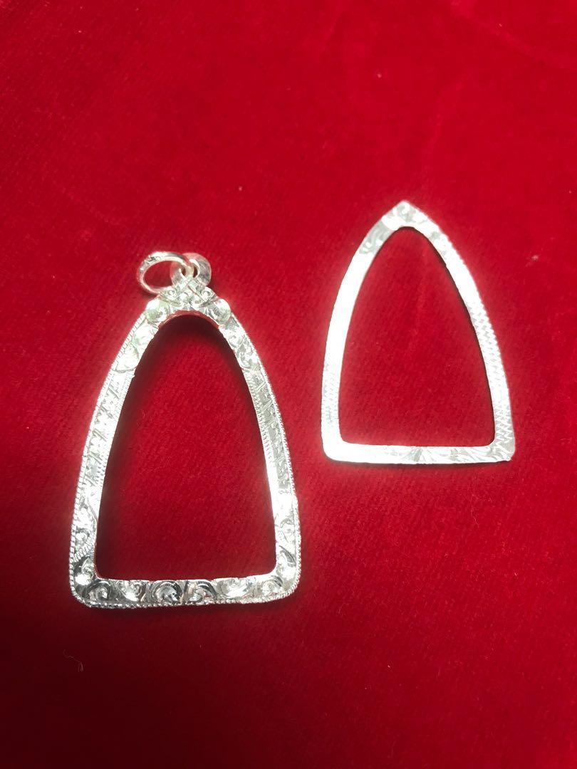 Silver amulet casing 2.4cm*3.8cm, Hobbies & Toys, Memorabilia ...