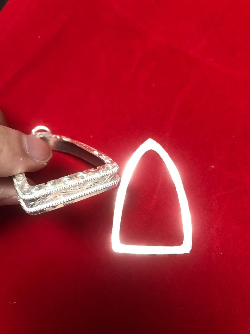 Silver amulet casing 2.4cm*3.8cm, Hobbies & Toys, Memorabilia ...