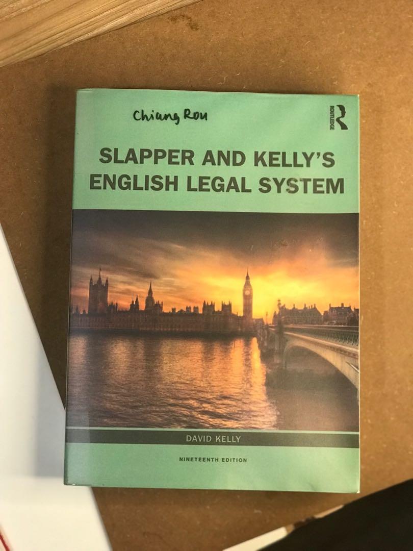 Slapper and Kelly's English Legal System - Legal System and Method ...