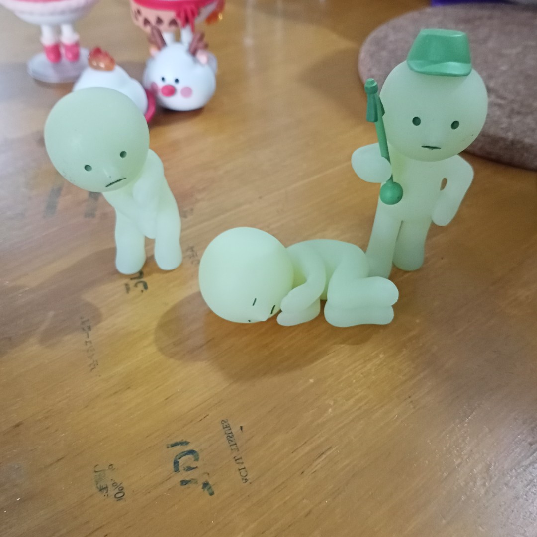 Smiski glow in the dark figures, Hobbies & Toys, Toys & Games on Carousell