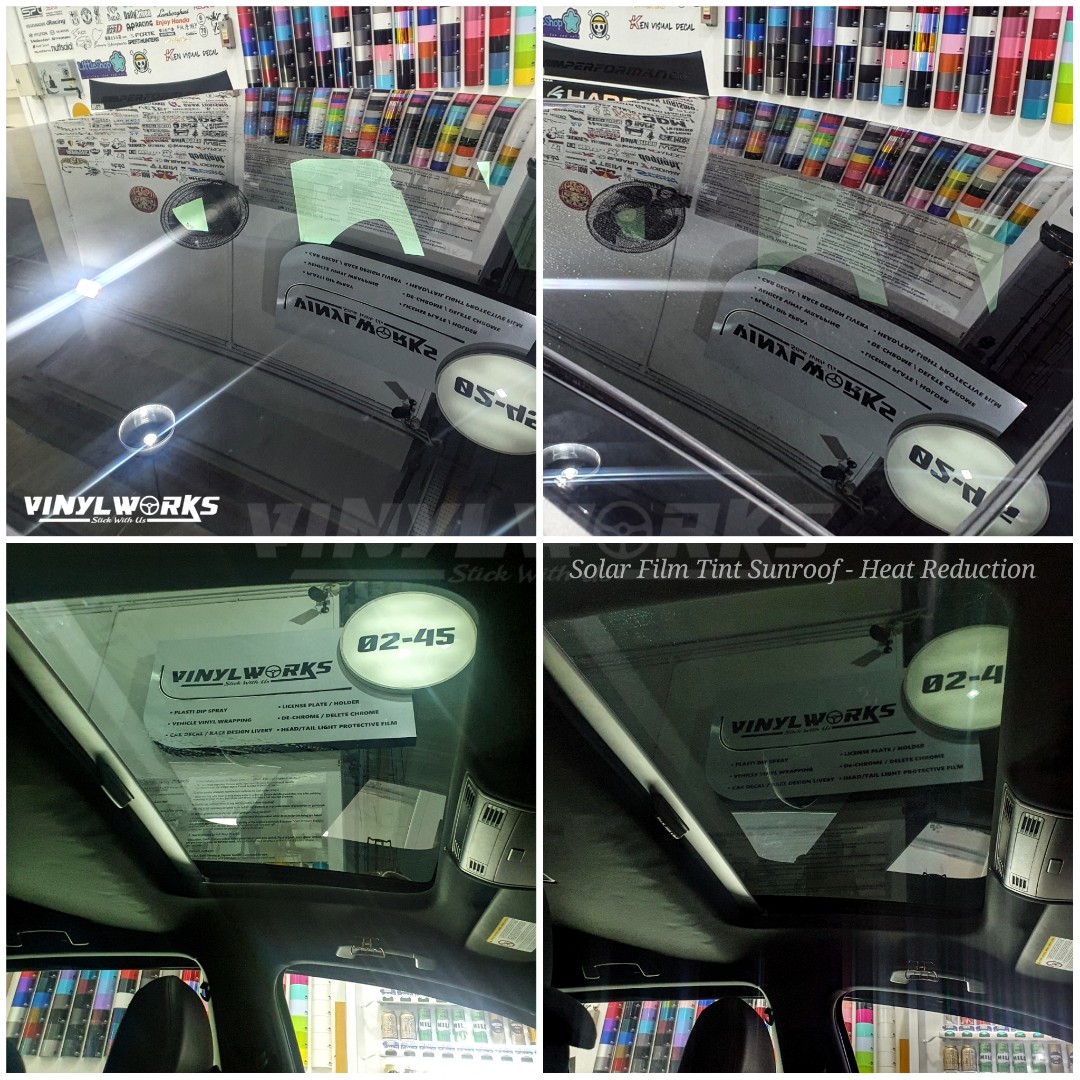 Solar Film Tint Sunroof, Car Accessories, Accessories on Carousell