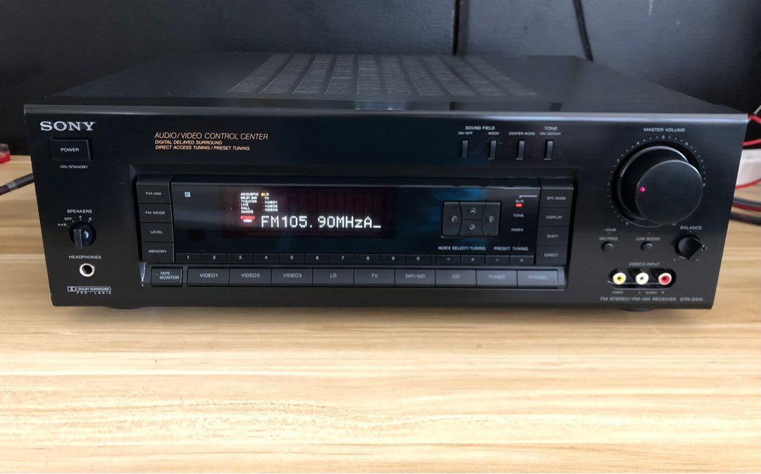 Sony STR-D915 AV Receiver AM/FM Stereo 5.1 Home Theater Surround Sound ...