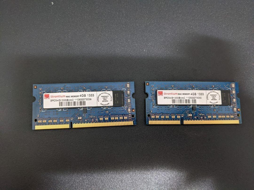 Strontium DDR3 4GB x 2 Laptop RAM, Computers & Tech, Parts ...