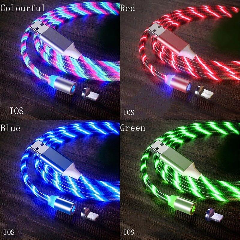 Super cool Mobile Phone LED Charger Wire Cable! LED Streamer Cable ...