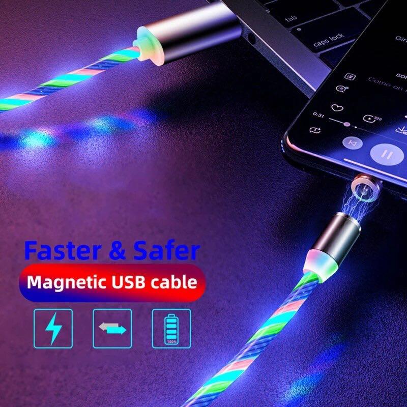 Super cool Mobile Phone LED Charger Wire Cable! LED Streamer Cable ...