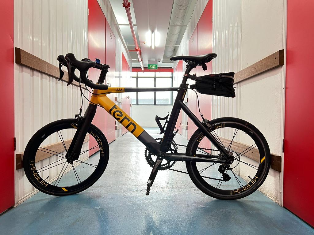 Tern Surge Pro Yellow 47cm, Sports Equipment, Bicycles & Parts, Bicycles on Carousell