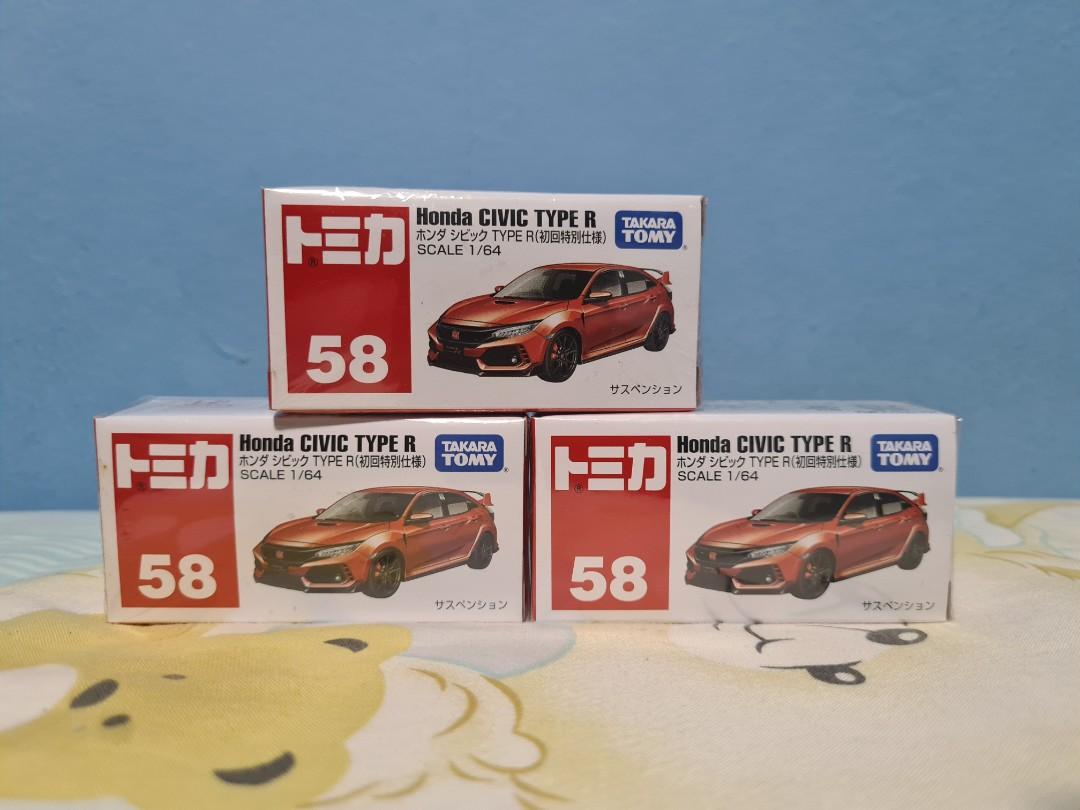 Tomica - Honda Civic Type R Red, Hobbies & Toys, Toys & Games on Carousell