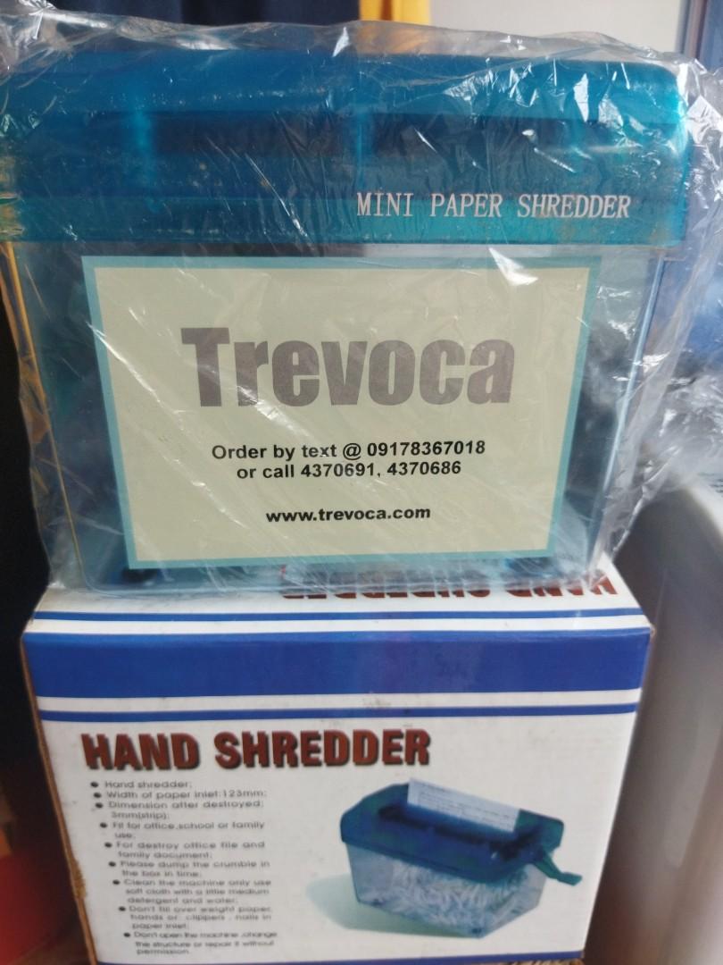 Trevoca hand shredder, Furniture & Home Living, Home Improvement ...