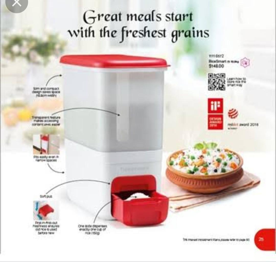 Tupperware Rice container, Furniture & Home Living, Kitchenware ...