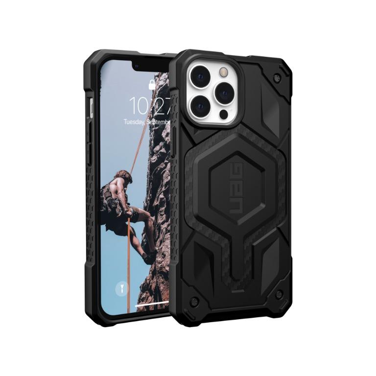 UAG Monarch Pro with Magsafe for iPhone 13 Pro Max - Carbon Fiber ...