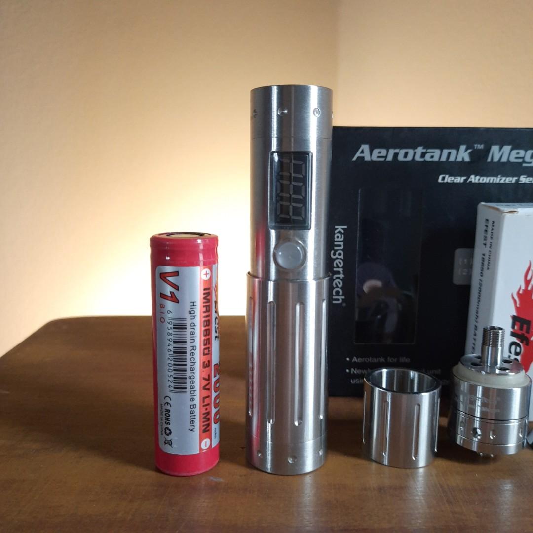 Vaporizer SMOK Zmax Telescopic + Khangertech Aero Megatank + TrustFire ...